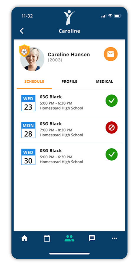 Byga: Centralized Practice and Game Scheduling