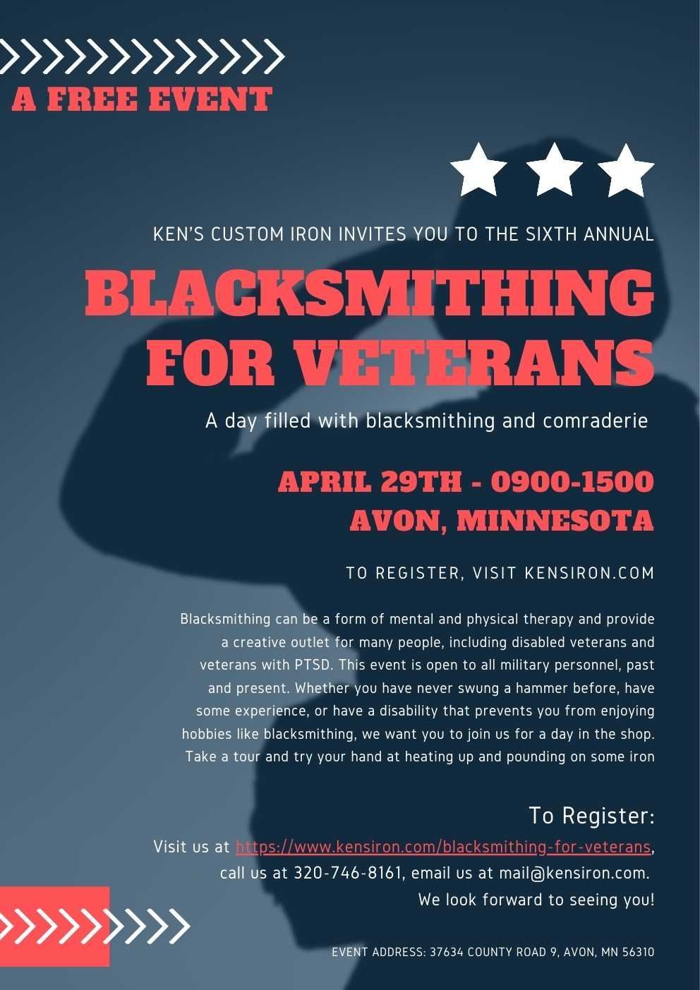 Blacksmithing for Veterans