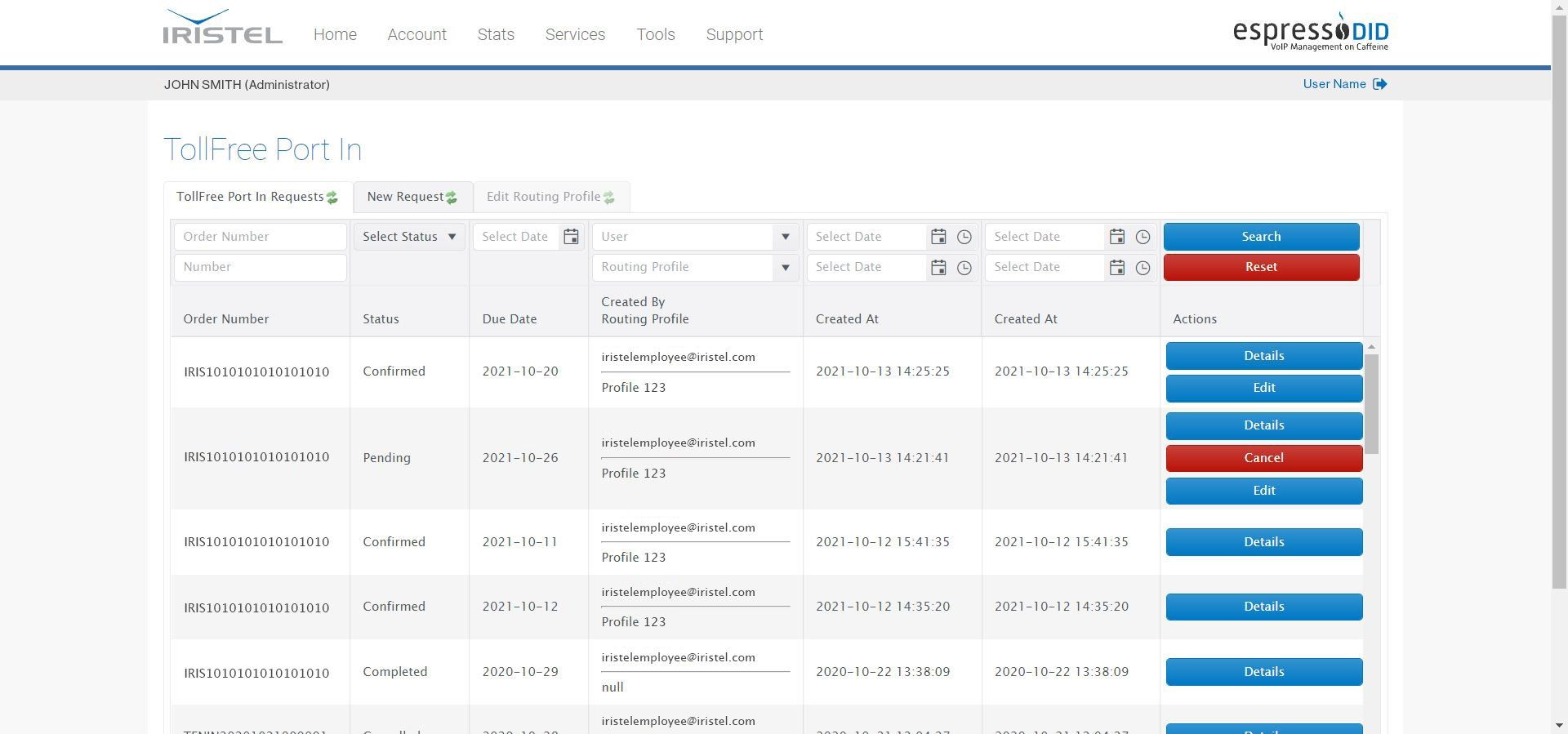 Wholesale Number Porting | Iristel