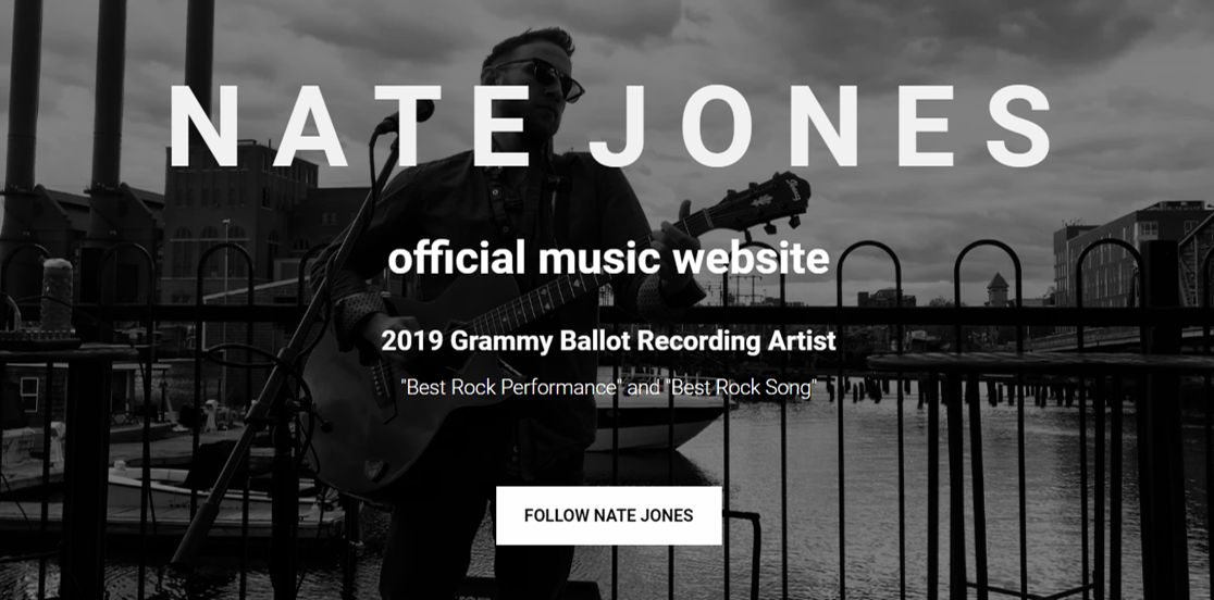 NATE JONES MUSIC OFFICIAL WEBSITE