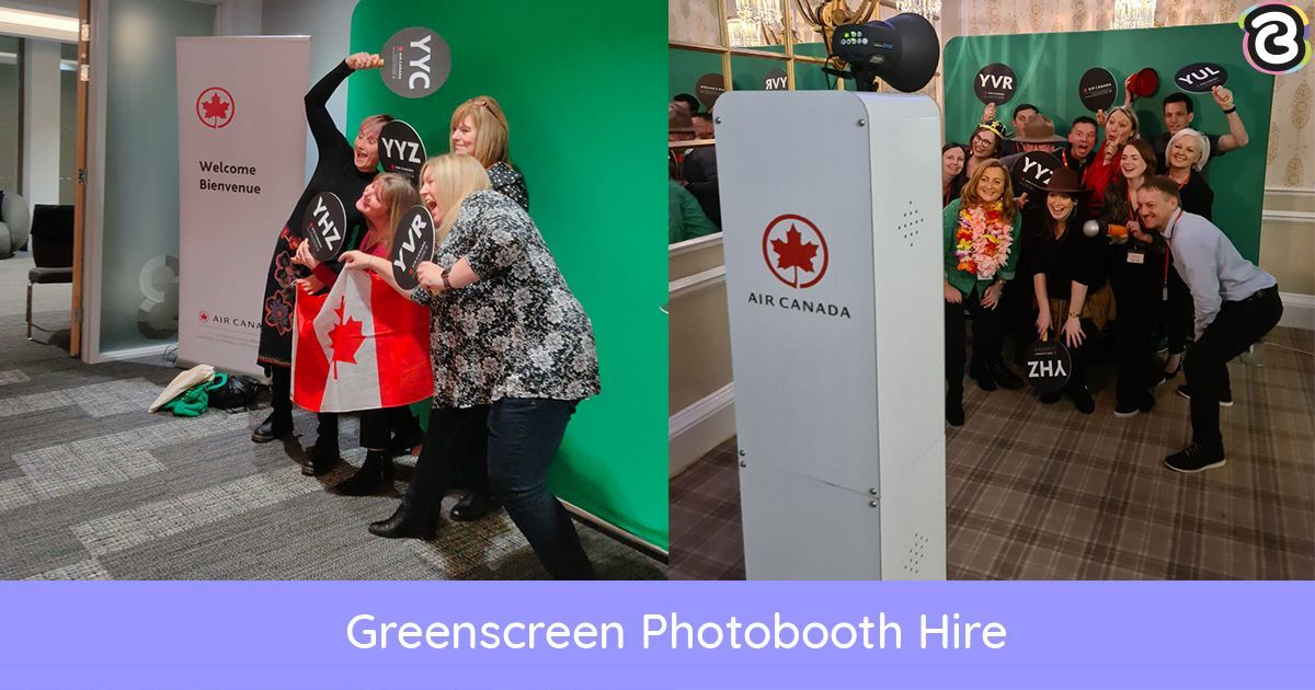 Green Screen Photo Booth Hire for Weddings & Corporate Events