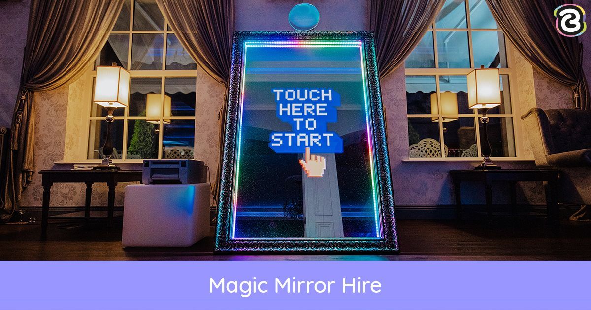 Magic Mirror Photo Booth for Weddings & Corporate Events