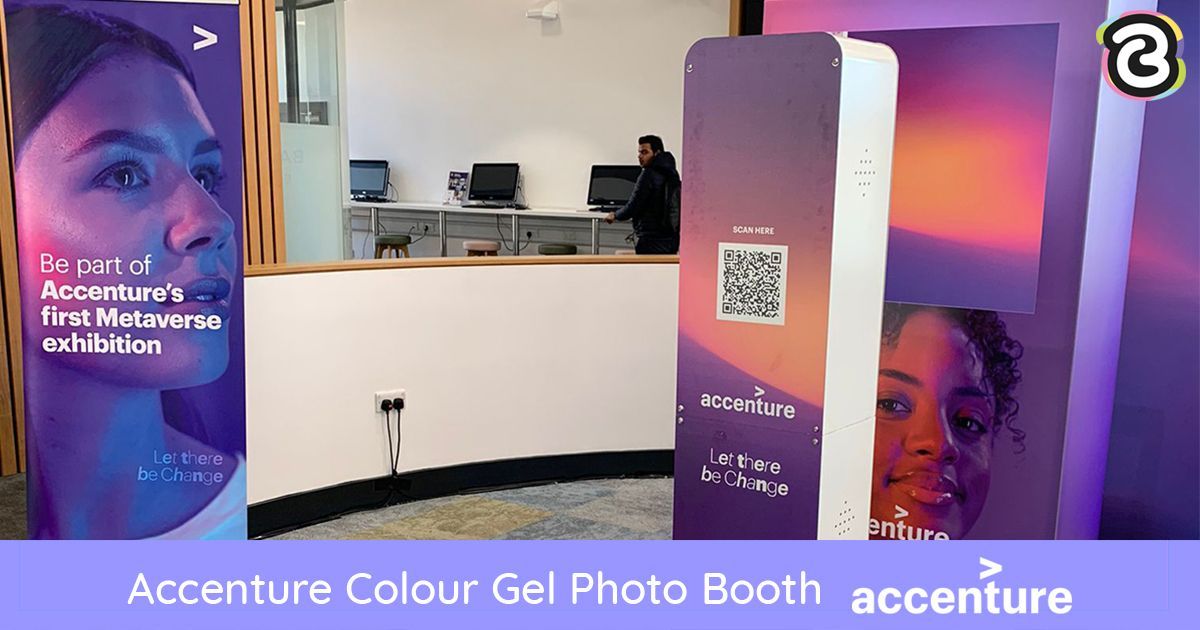 Accenture Colour Gel Photo Booth