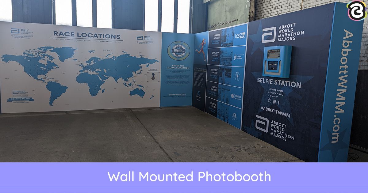 Wall Mounted Photobooth Rental Company | Boothco