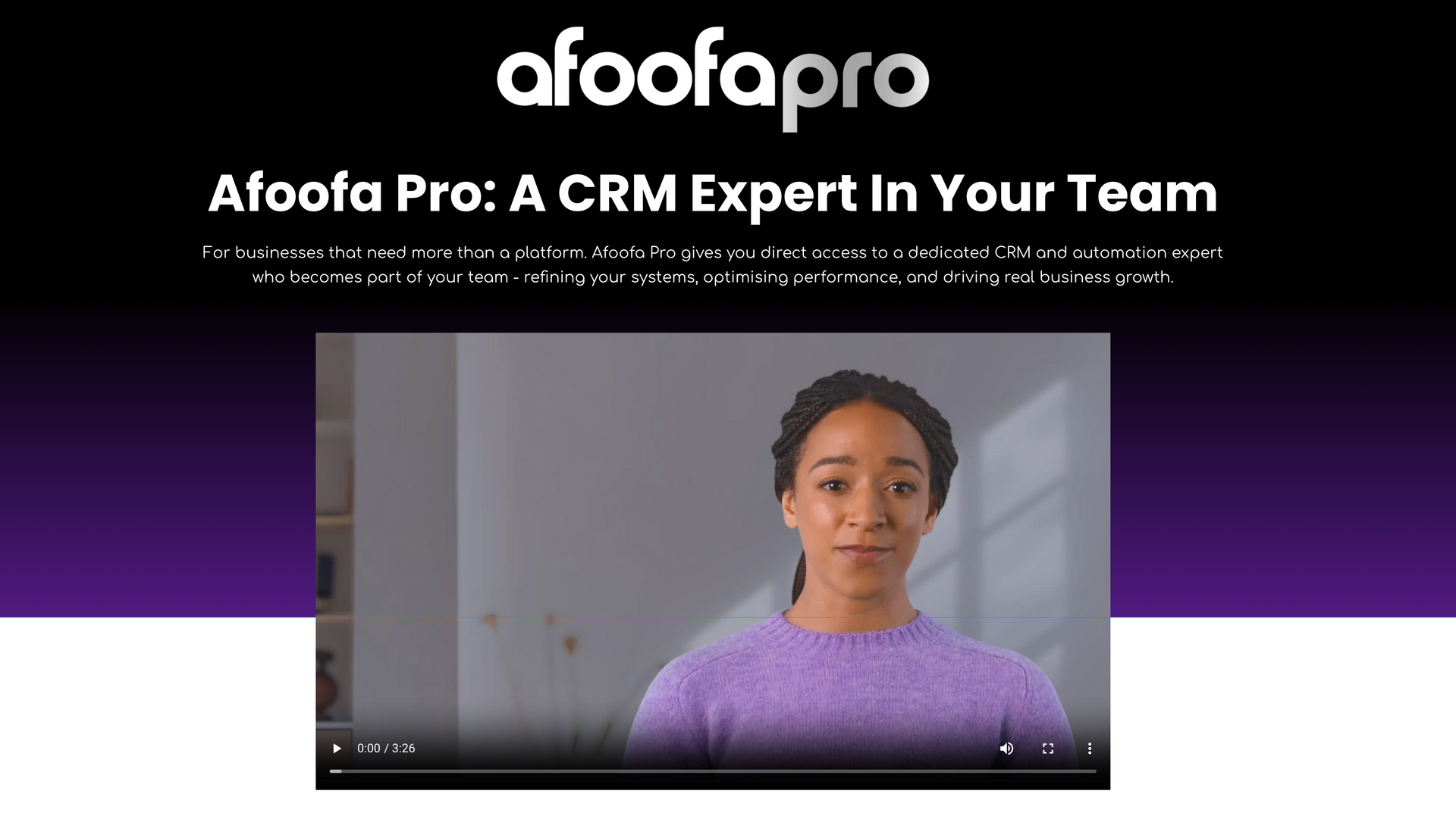 Afoofa Pro – Your Dedicated CRM & Automation Specialist