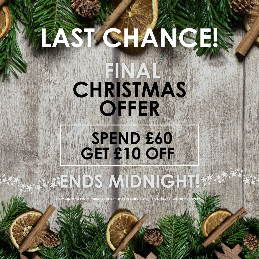 LAST CHRISTMAS SPECIAL OFFER ENDS AT MIDNIGHT!