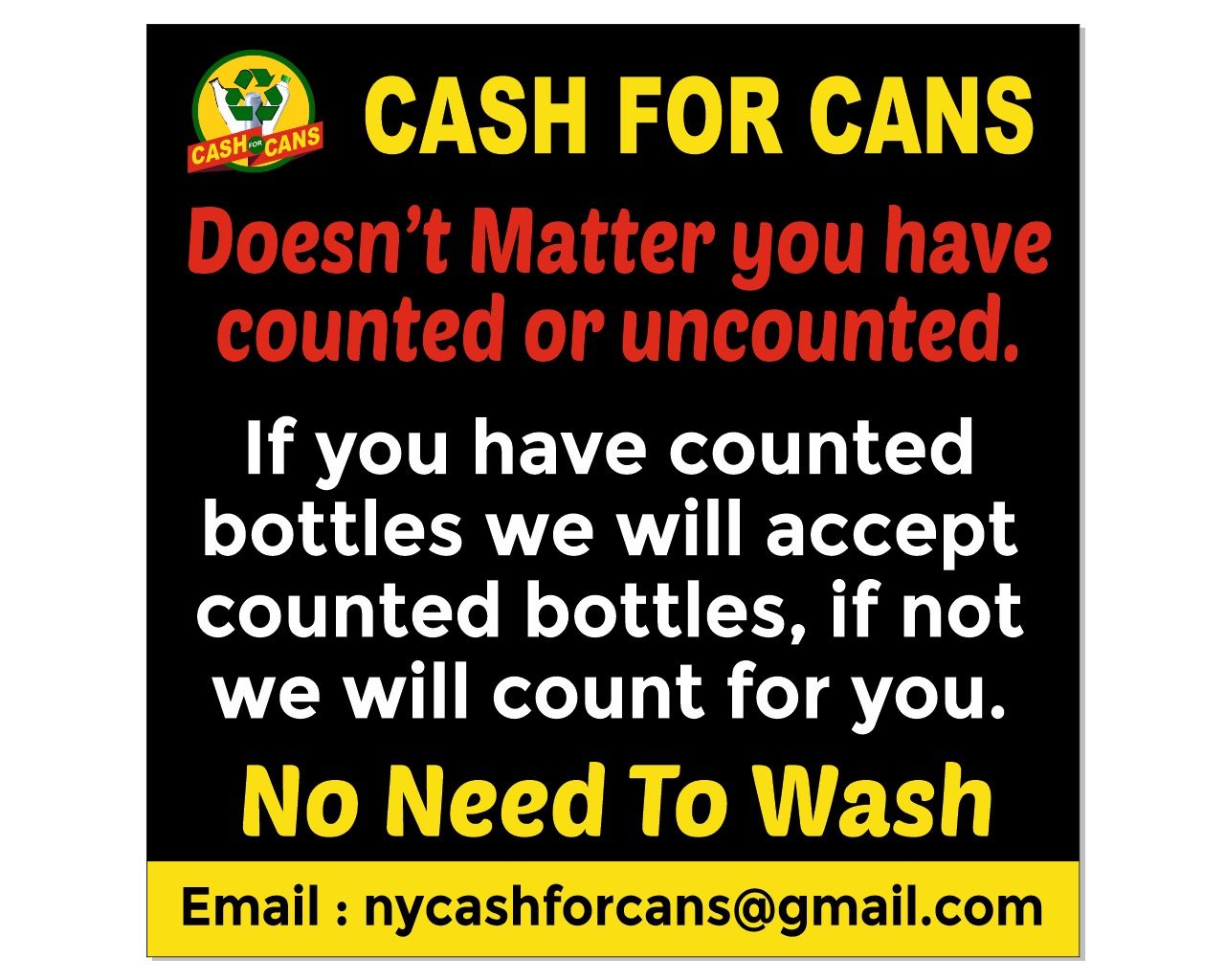 Cash For Cans Redemption Center | Carmel Hamlet | Middletown | Chester ...
