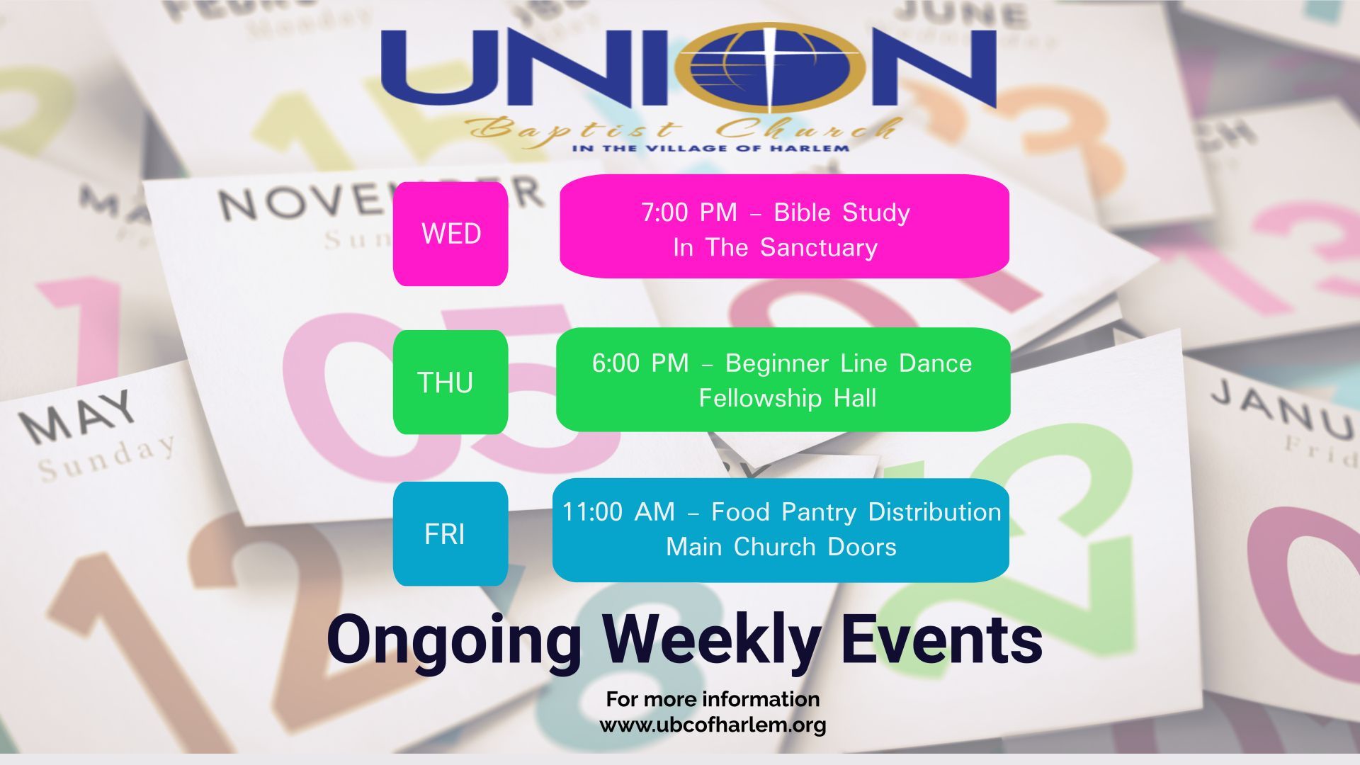 Union Baptist Church: Our Church