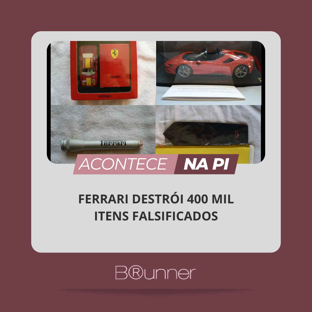 Ferrari Destrói 400 Mil Itens Falsificados