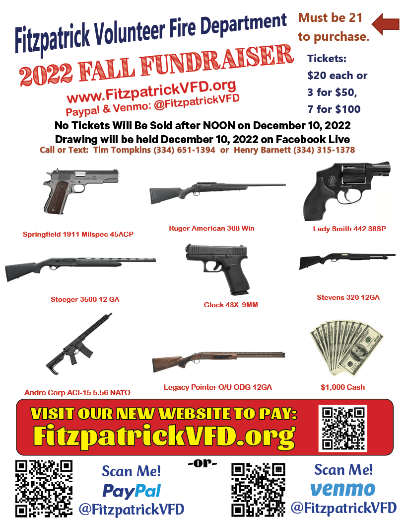 The Fitzpatrick VFD | Fitzpatrick Alabama & Surrounding Communities