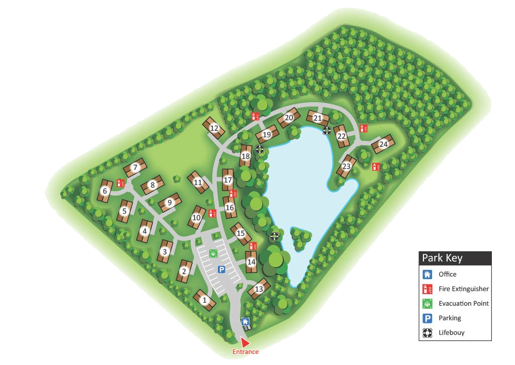 WARREN WOOD COUNTRY PARK MAP | Osborn Leisure