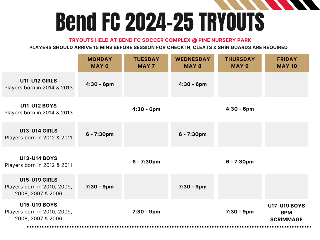 Bend FC | Central Oregon Soccer Club