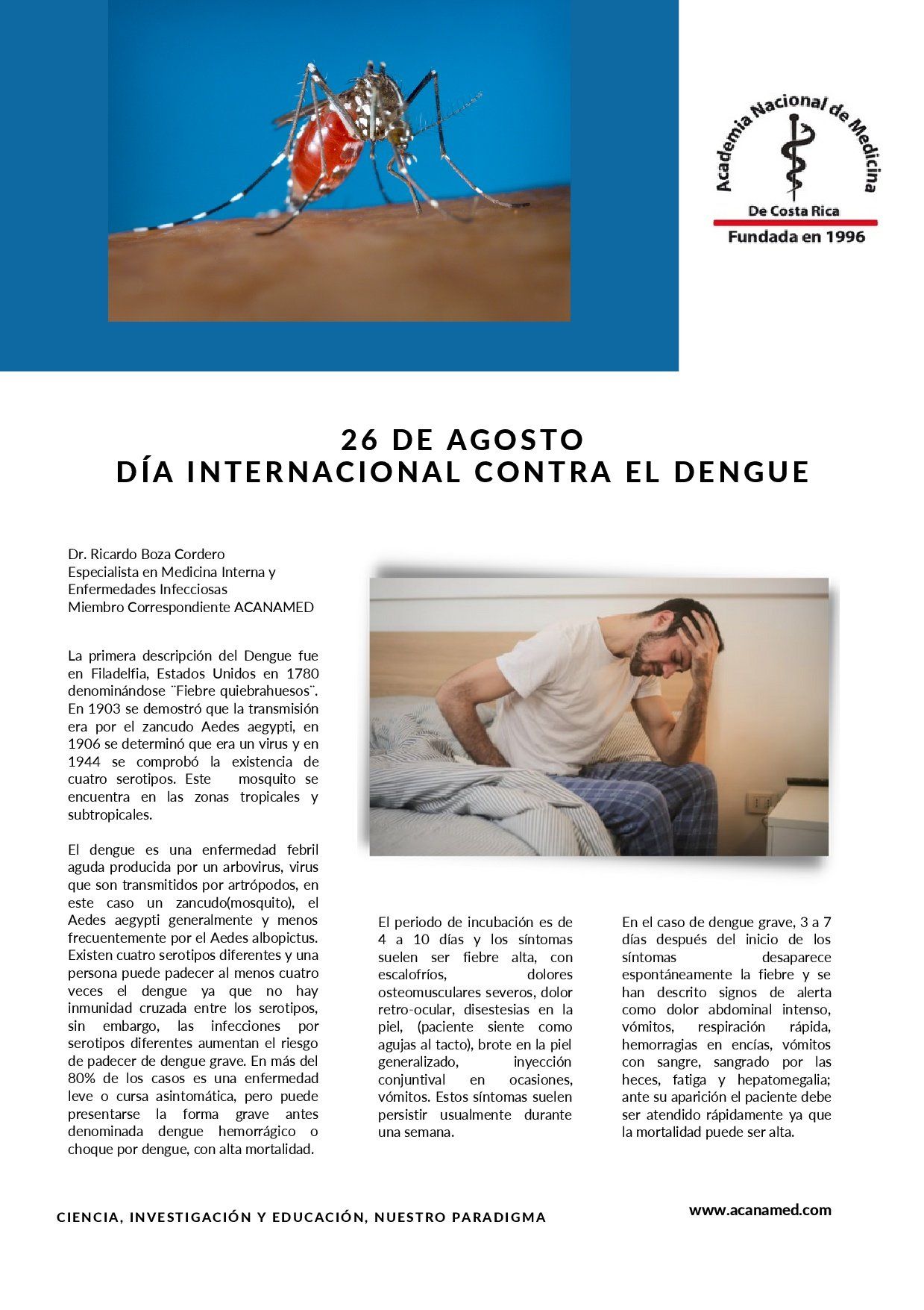 Día Internacional contra el Dengue