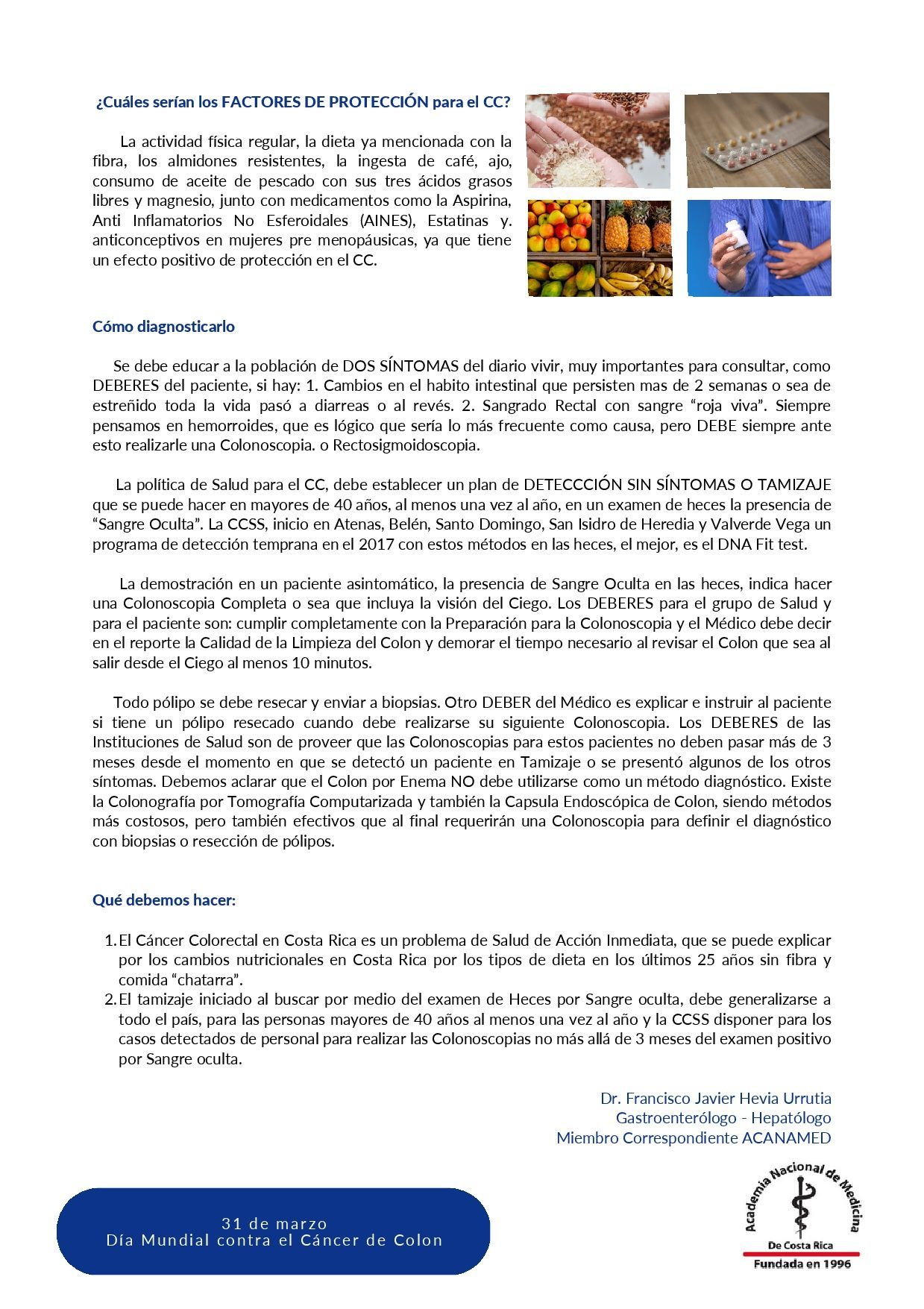 Día Mundial contra el Cáncer de Colon