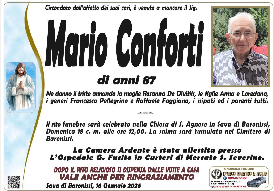 Necrologi | Baronissi, Salerno, Calvanico, Fisciano, Mercato San ...