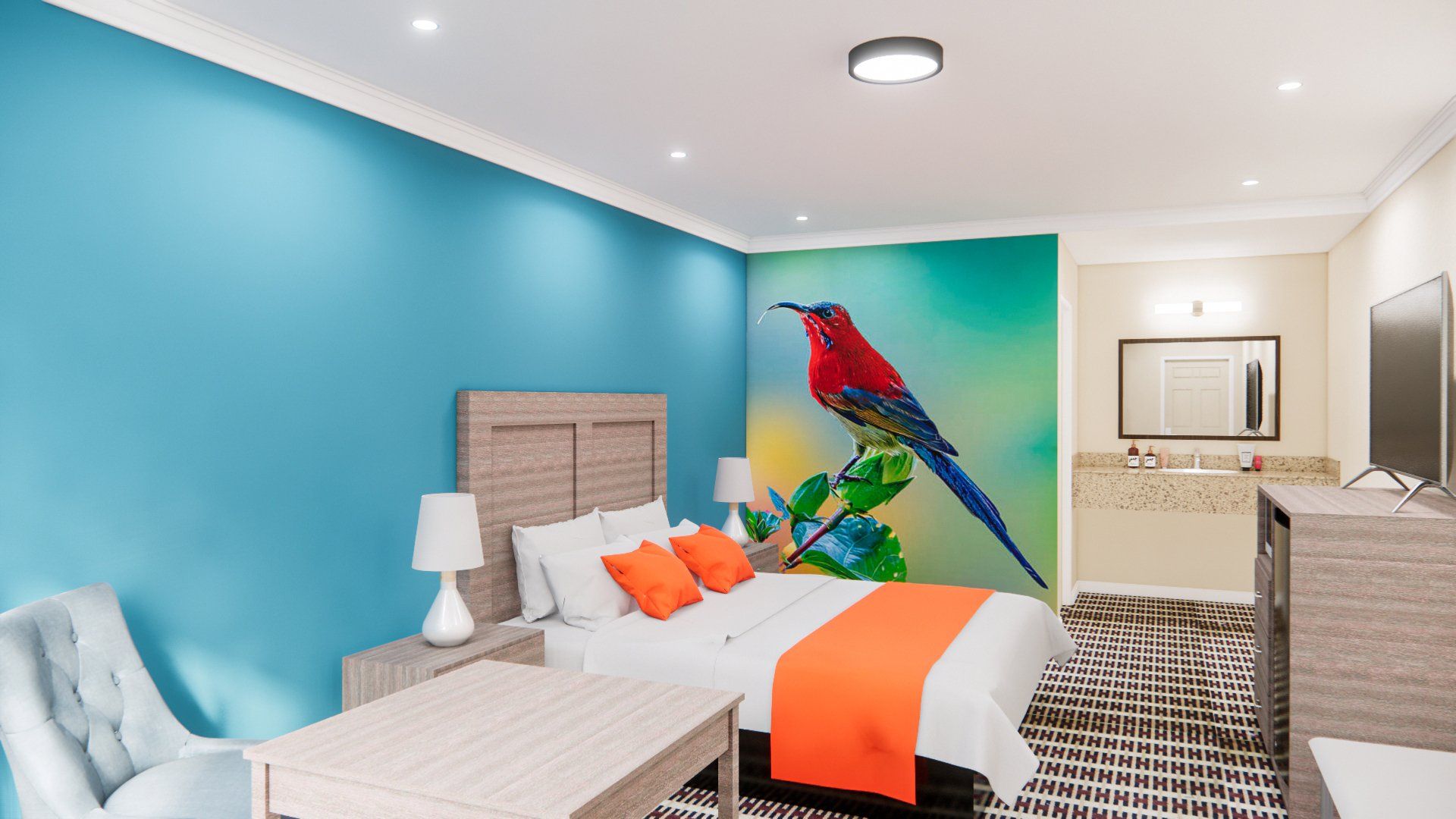 spacious well-appointed guest rooms in various types with upscale amenities