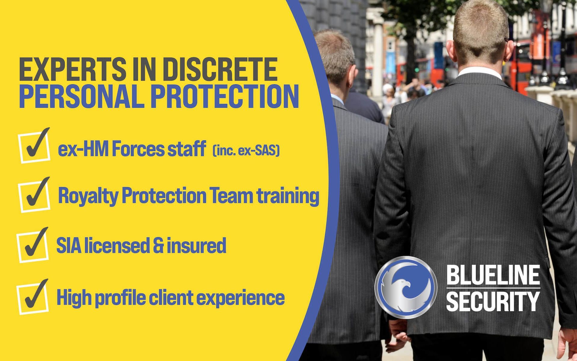 Close Protection Services | Blueline Security