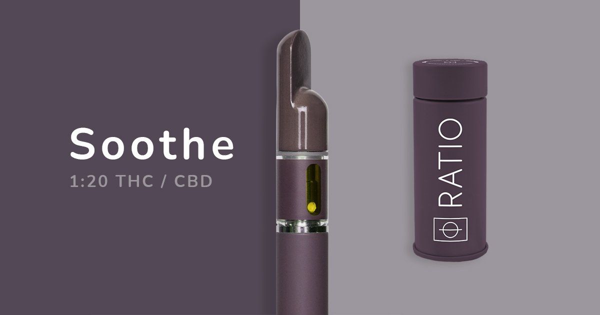 Soothe 1:20 THC to CBD | RATIO Cannabis