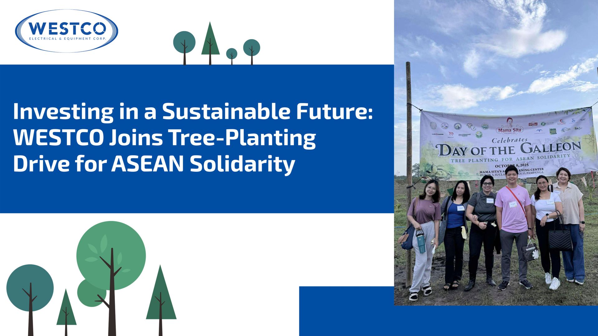 WESTCO JOINS TREE-PLANTING DRIVE