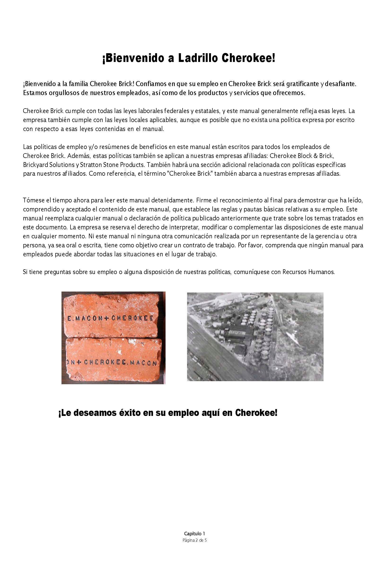 Cherokee Brick Safety