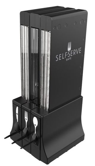 Self-Serve Safe is the only complete hygienic cutlery dispensing system﻿﻿﻿﻿.