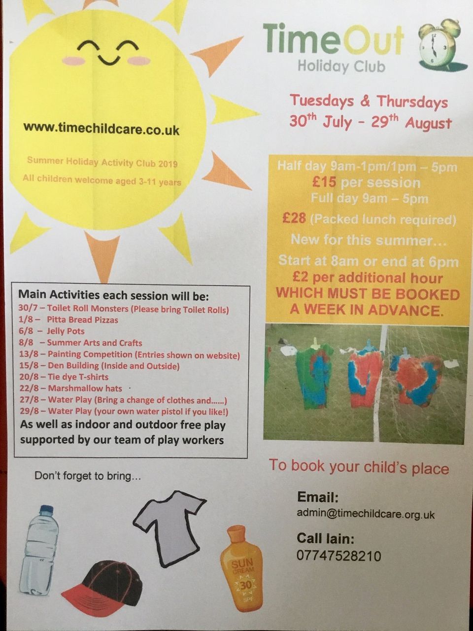 SUMMER HOLIDAY CLUB 2019