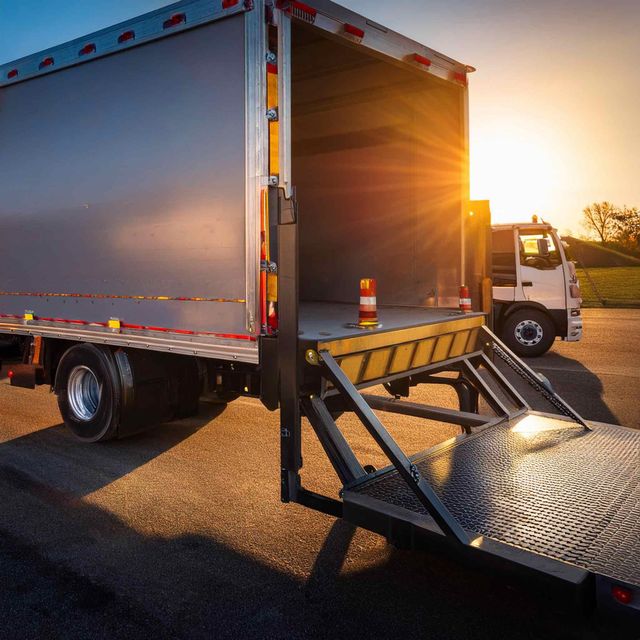 Residential Lift Gate 3 Stop Hydraulic Lift Platform Electric Villa