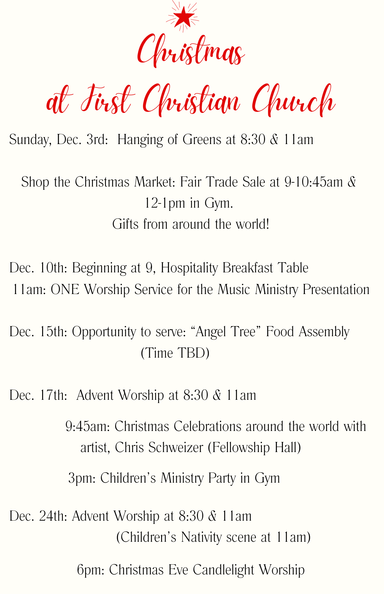 First Christian Church (Disciples of Christ) events in Madisonville ...
