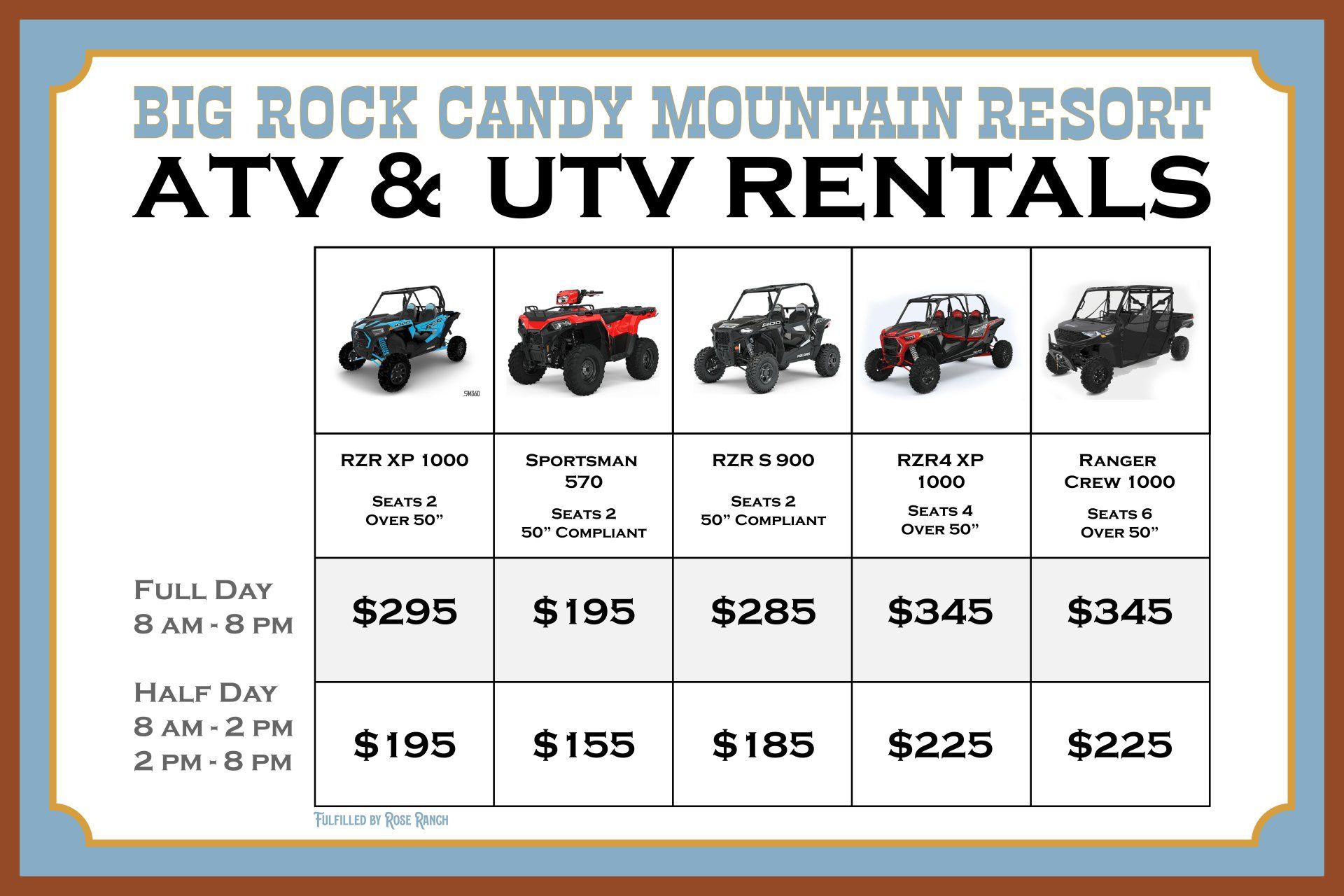 Recreational Rentals