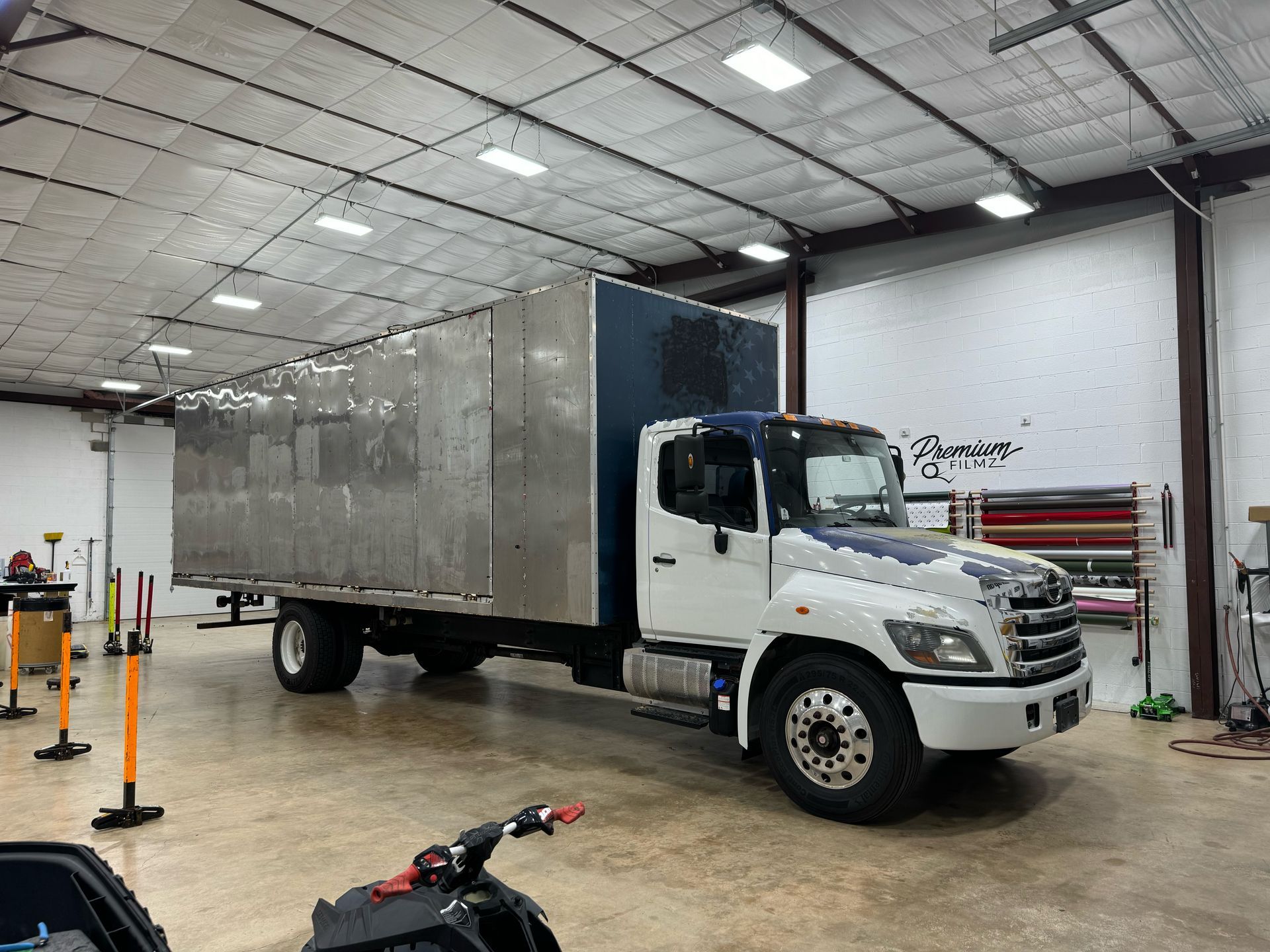 Ferrari Trailer Box Truck Vinyl Wrap Process, NC