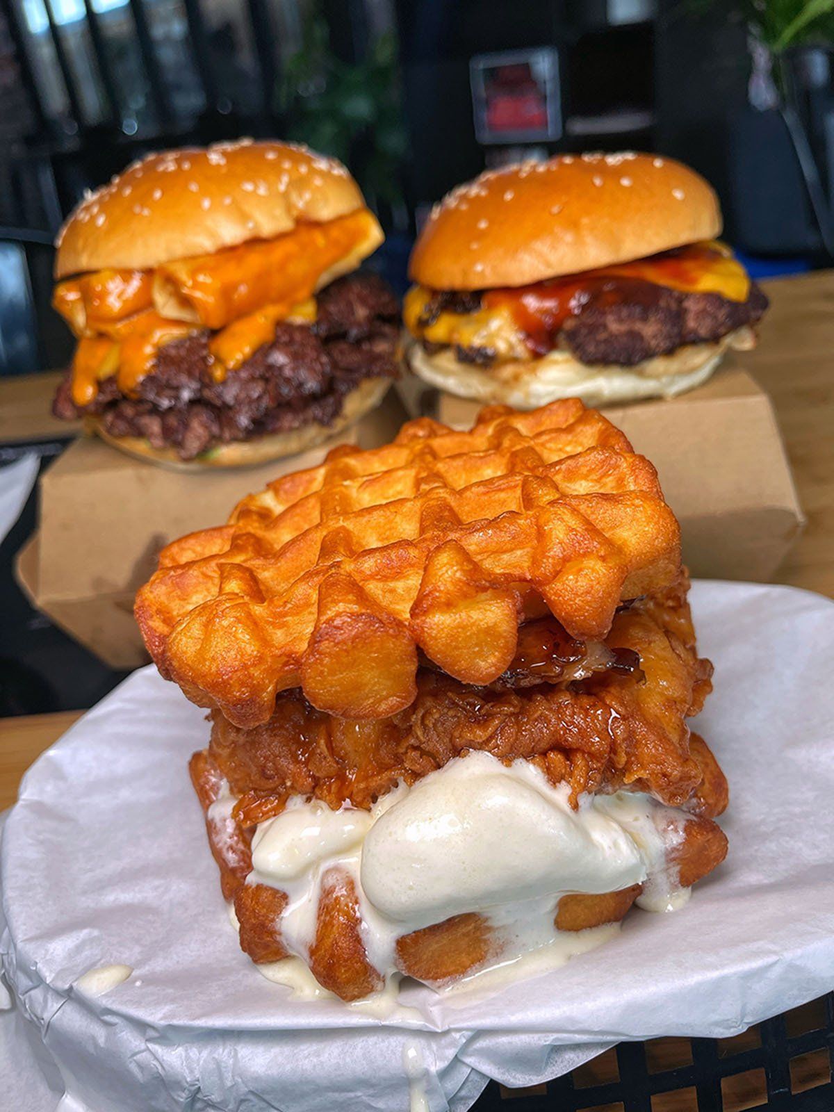 Brisbane Waffle Delights | Hashtag Burgers & Waffles