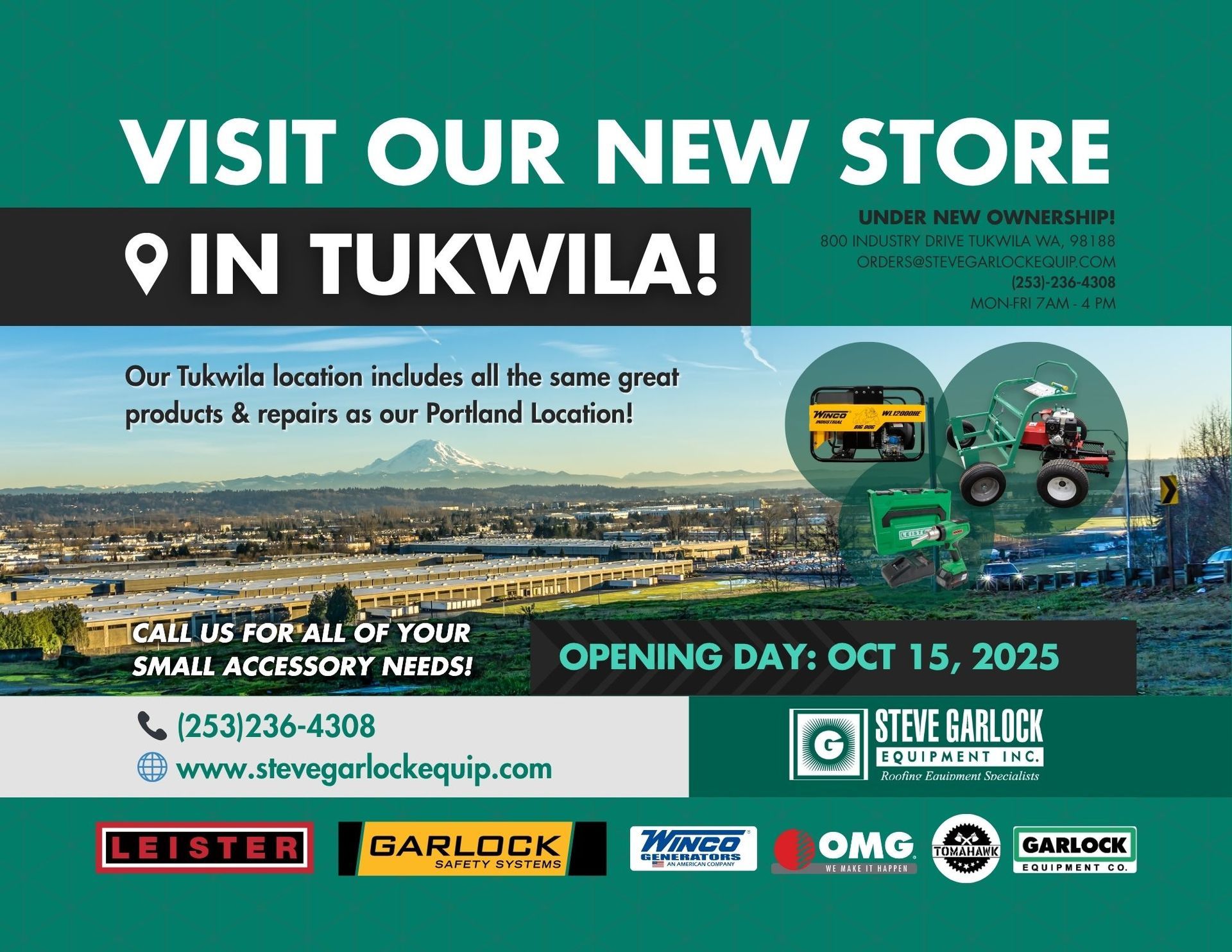 Tukwila Construction Equipment Rentals