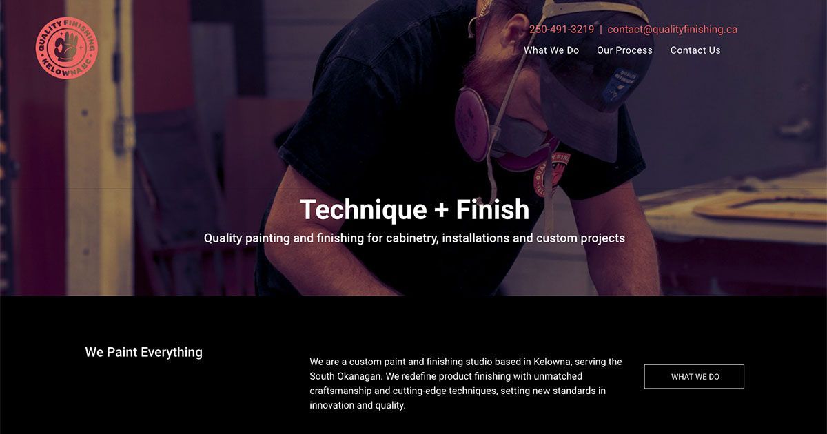 Custom Painting & Finishing Kelowna | Quality Finishing