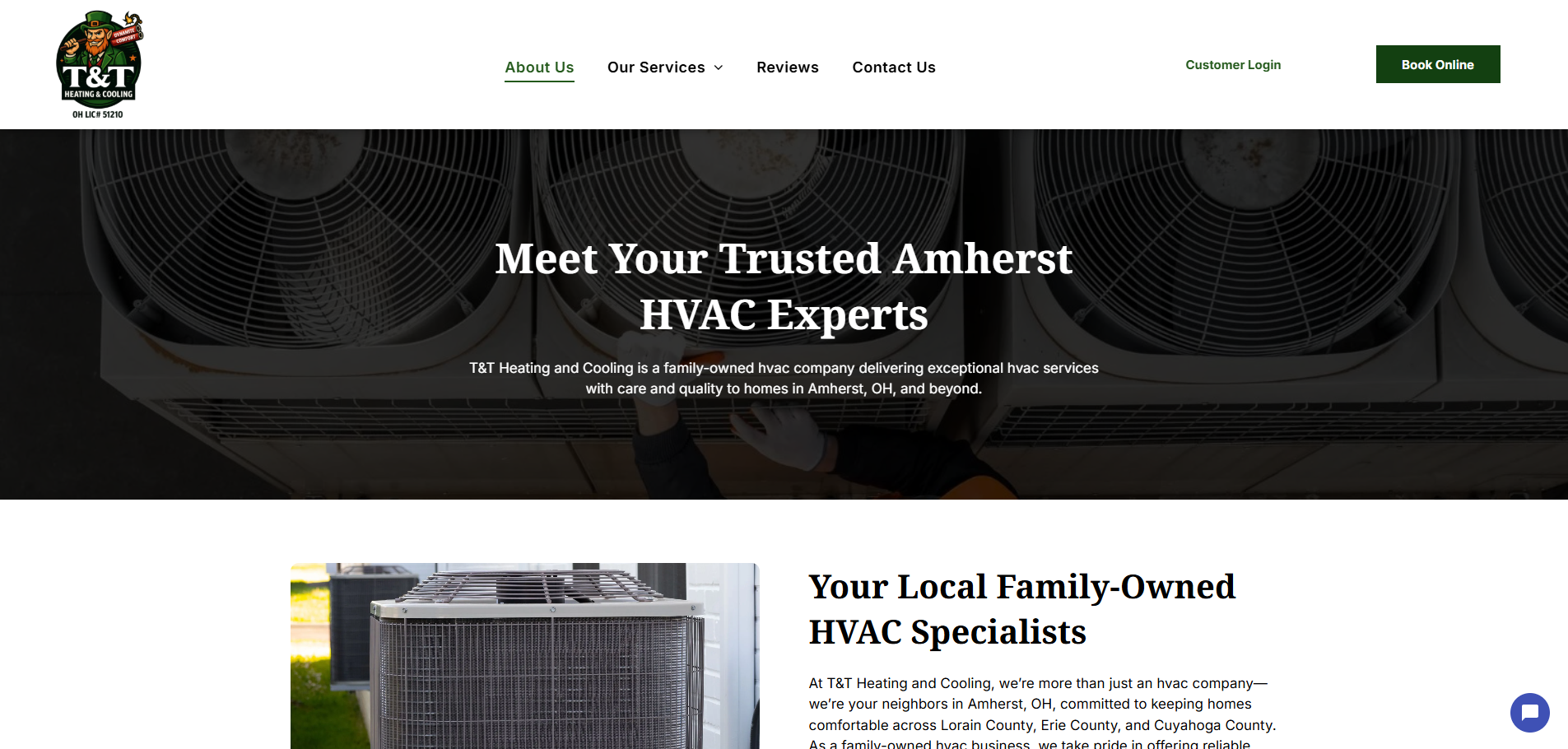 About Our HVAC Team | Amherst, OH | T&T Heating & Cooling