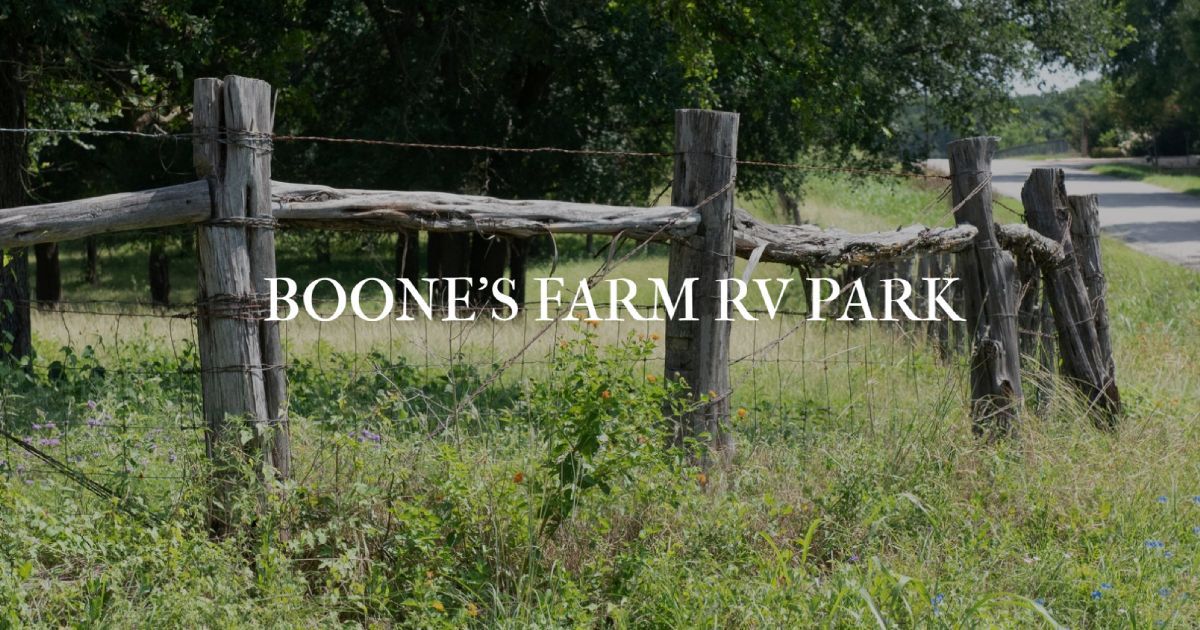 Boone’s Farm RV Park and Campground in Anna Texas