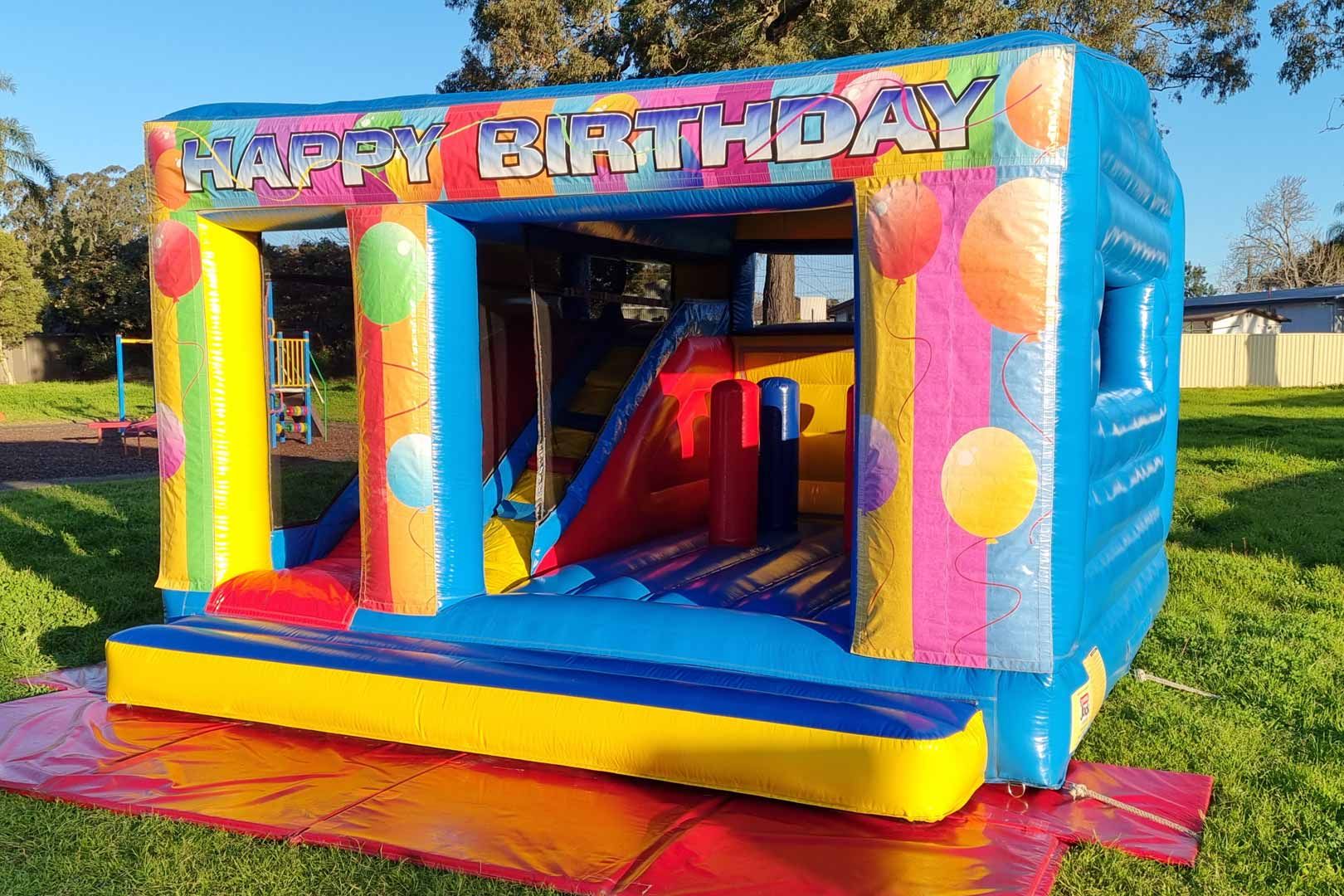 JUMPING CASTLES WITH SLIDES