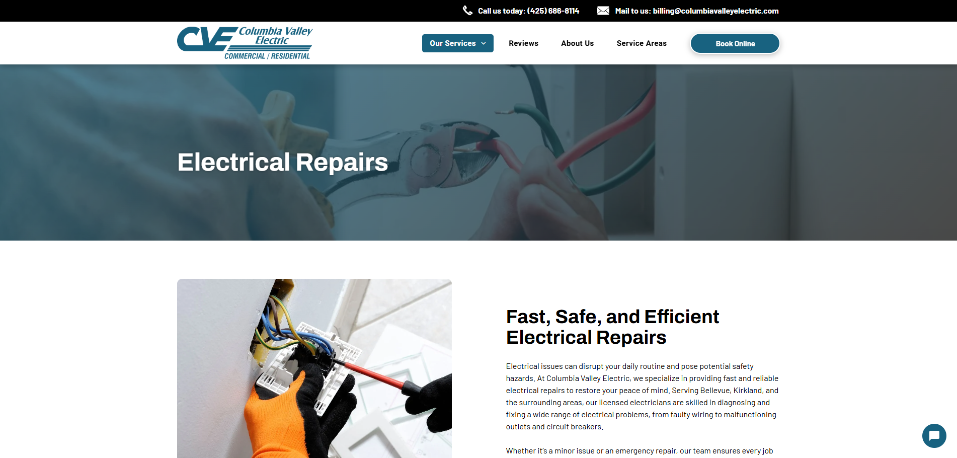 Electrical Repairs | Columbia Valley Electric