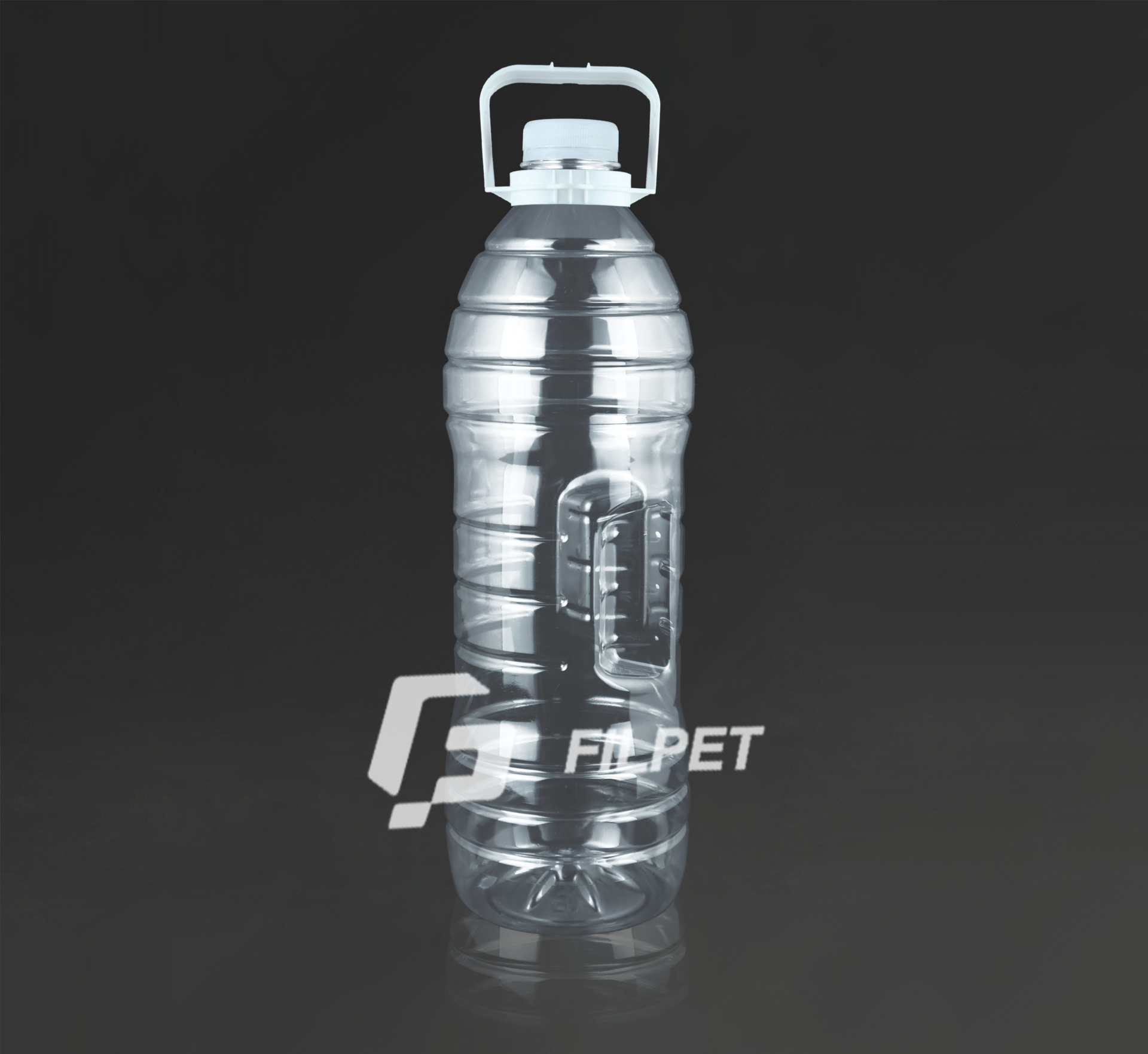 2L Round (w/Grip & Handle) Bottle