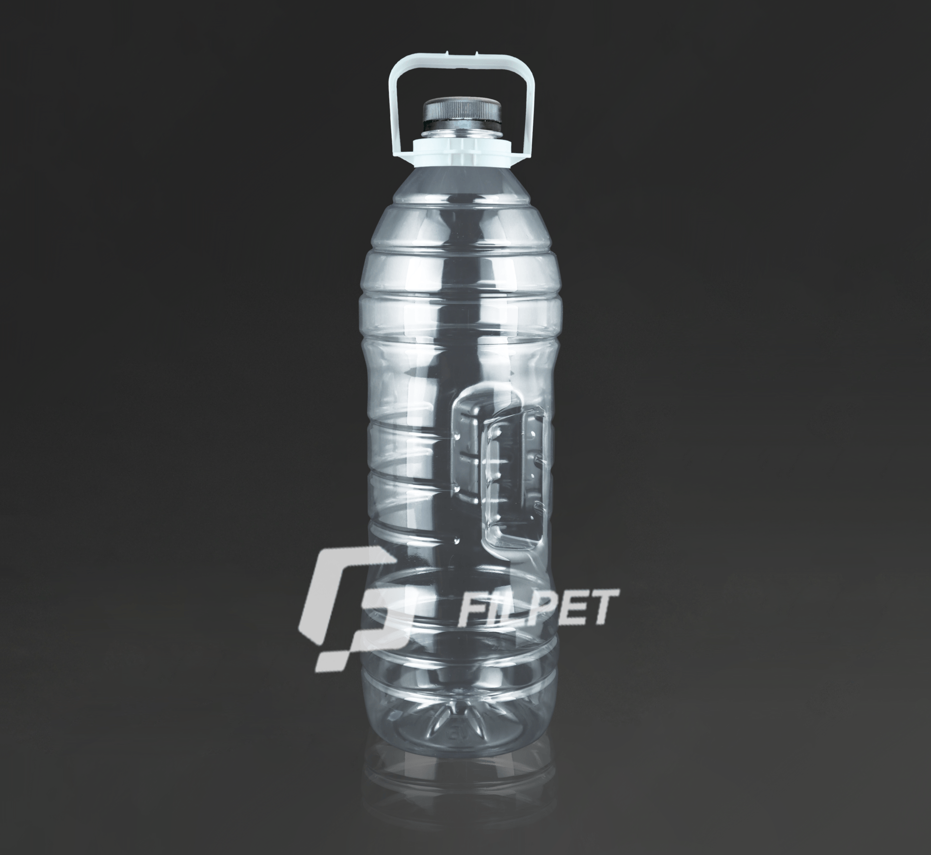 2L Round (w/Grip & Handle) Bottle