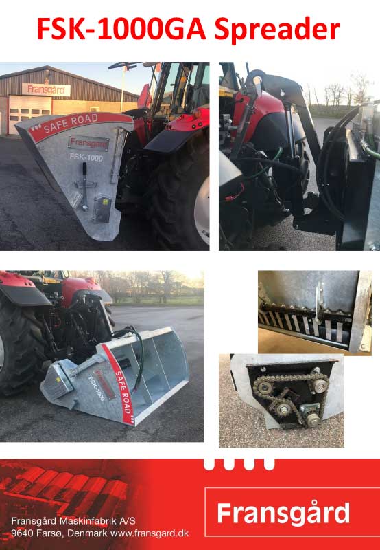 Spreader Roller FSK-400GA / FSK-800GA / FSK-1000GA / FSK-1500GA