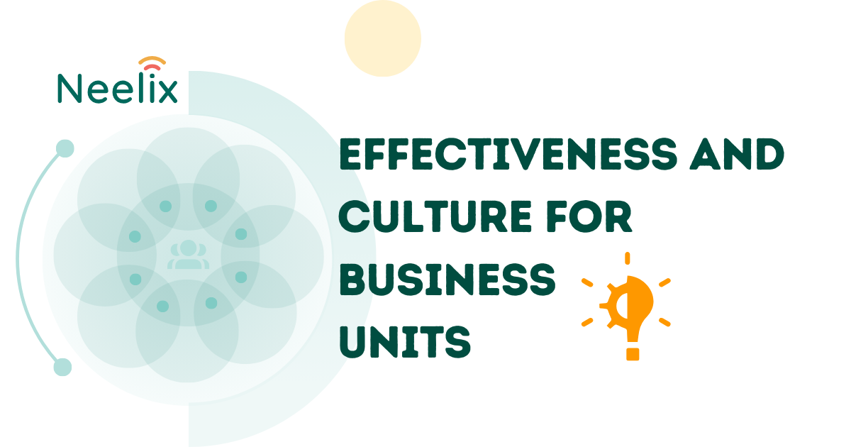 Effectiveness and Culture of Business Units | Neelix.IO