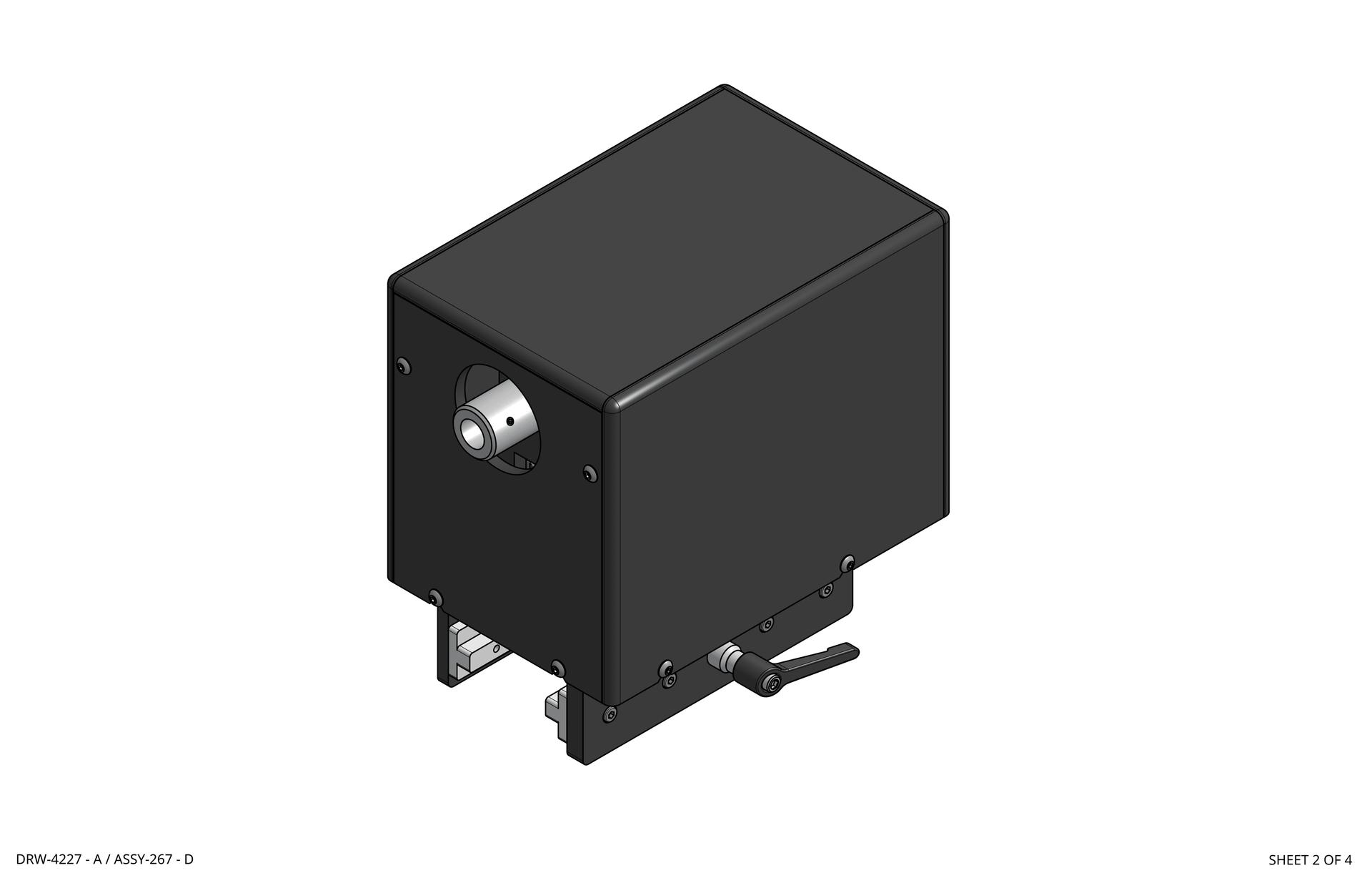 4000 Pneumatic Force Feedback Tailstock