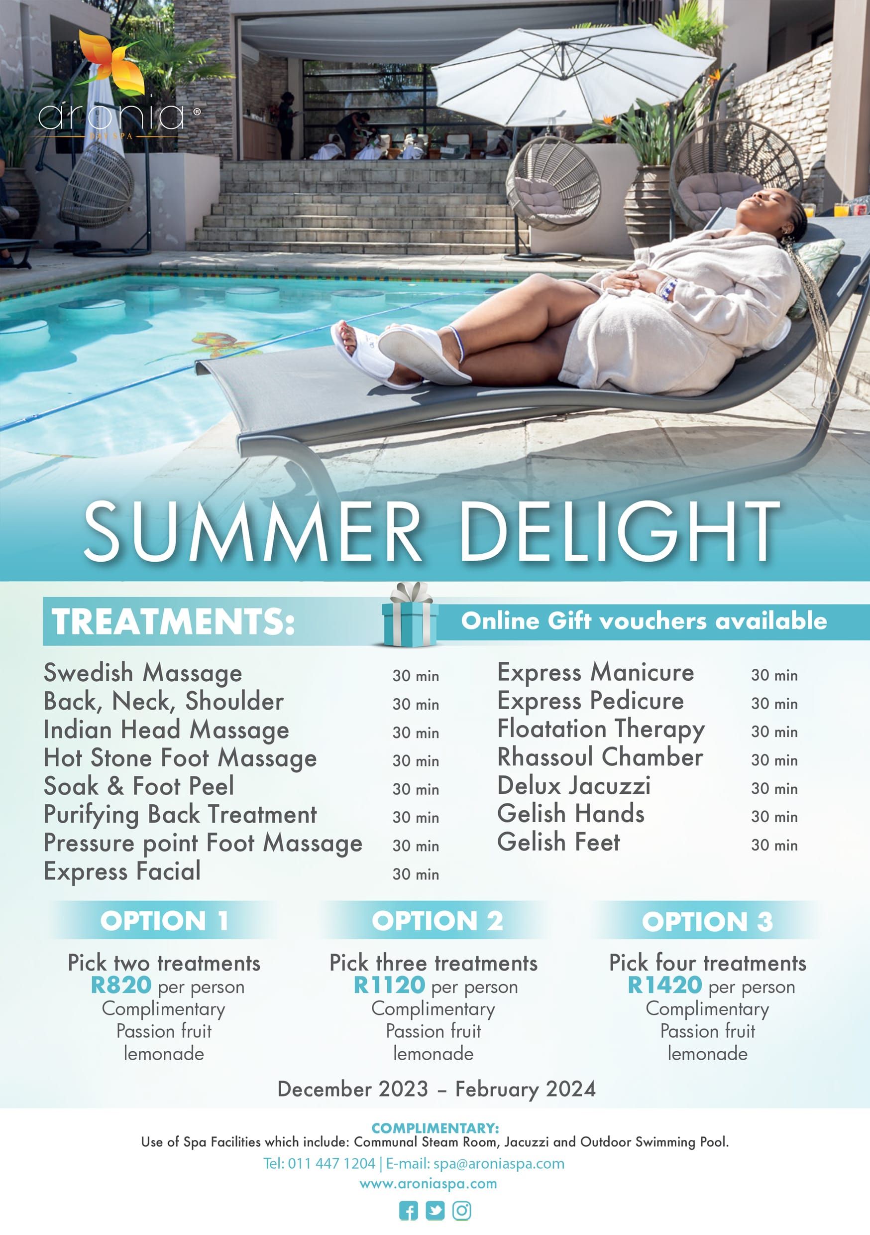 Aronia Day Spa - Luxury Best Day Spa Experience Johannesburg