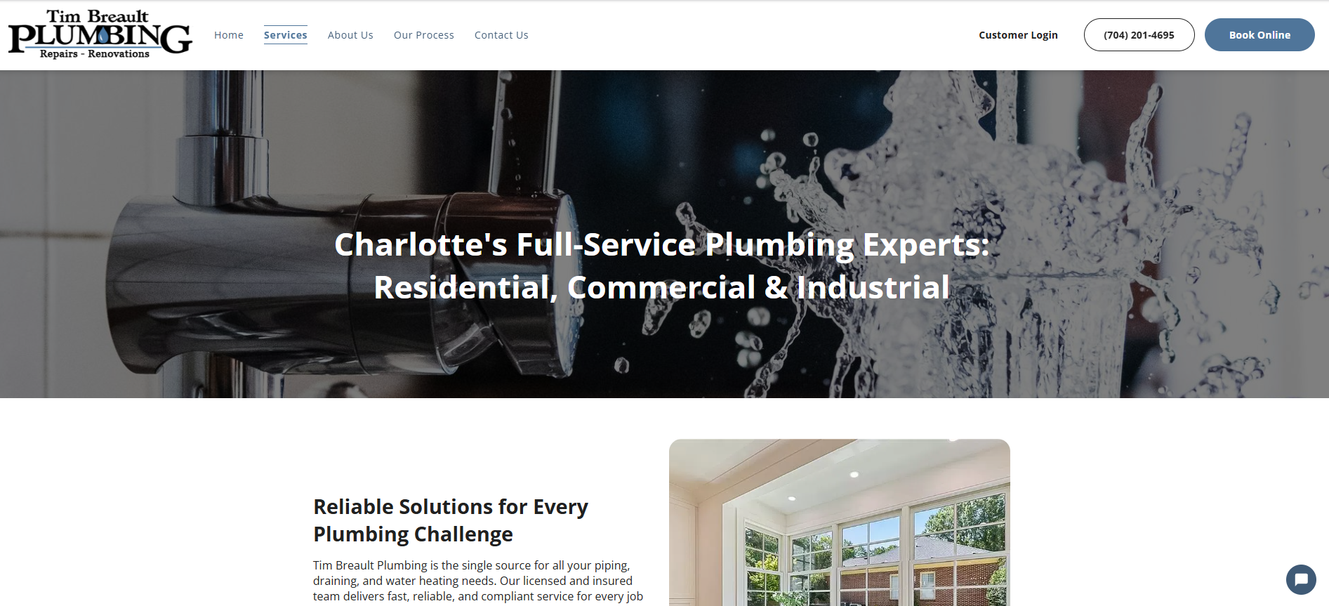 Plumbing Services | CHARLOTTE, NC | Tim Breault Plumbing