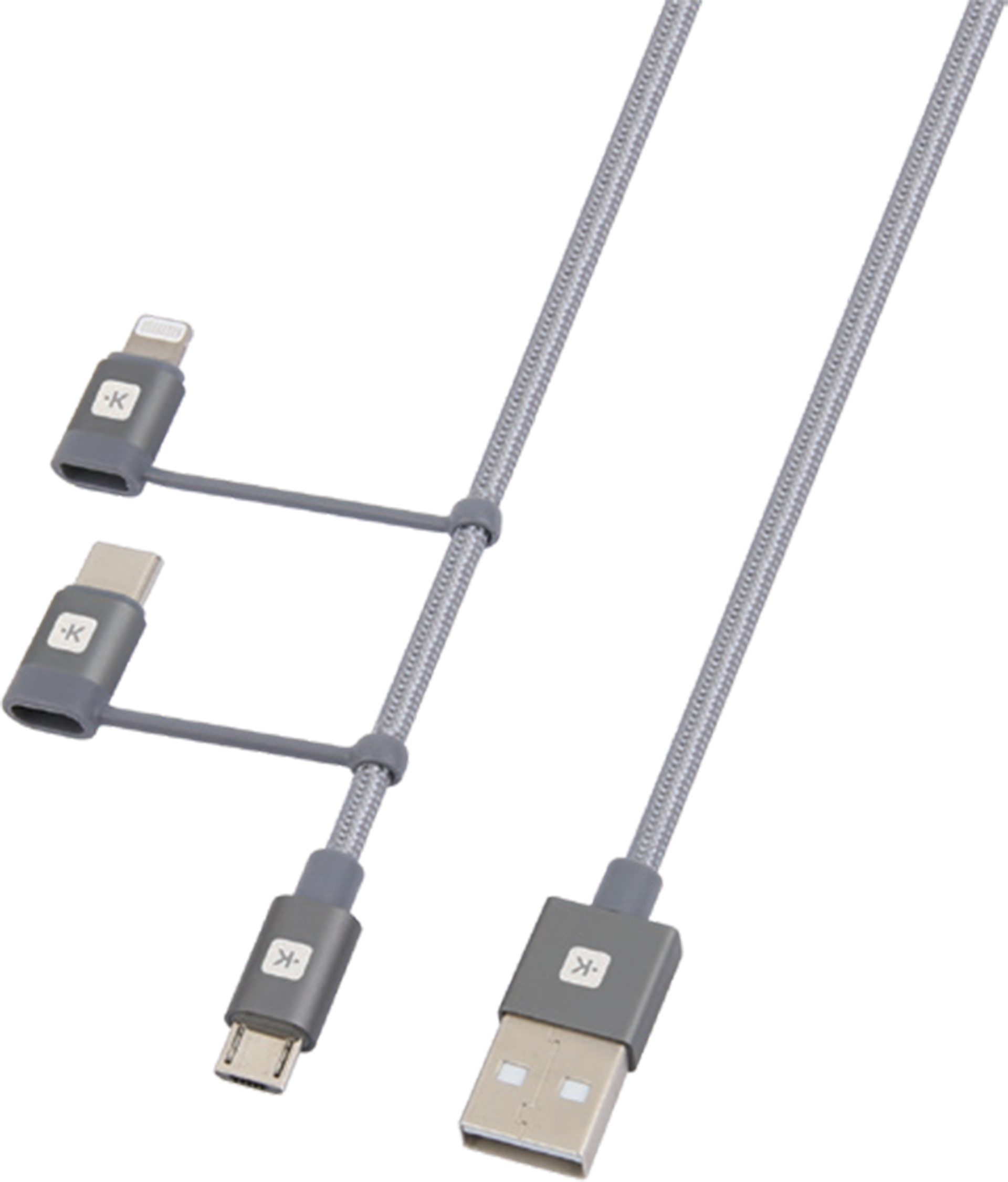 3-in-1 Lightning, USB-C & Micro USB | GO Distribution