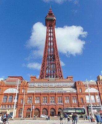 Visit the Blackpool Tower when staying at Daish's Blackpool Hotel