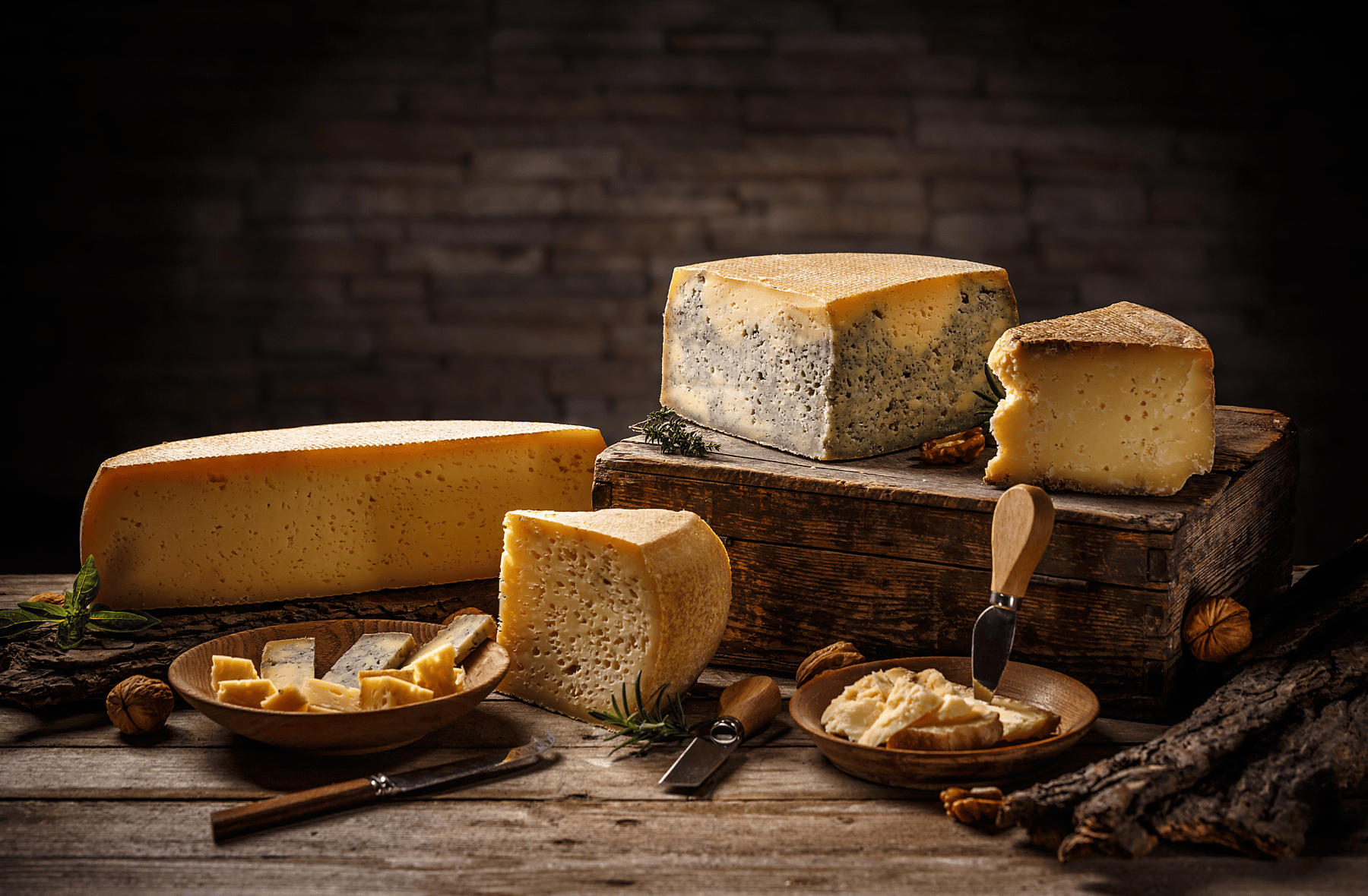 Hard Cheeses: Cheddar, Parmesan, Gruyère, and Beyond