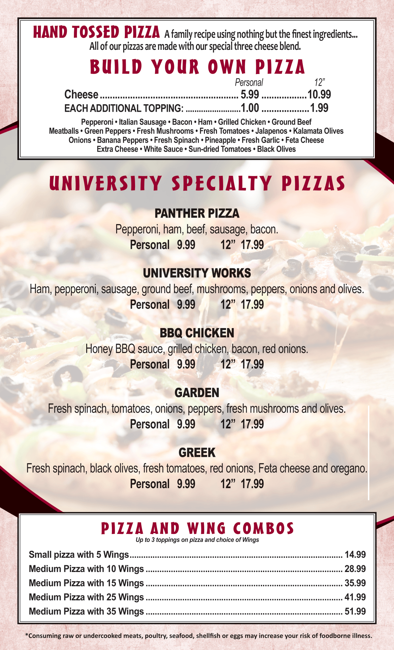 University Kitchen - High Point, NC - Menu