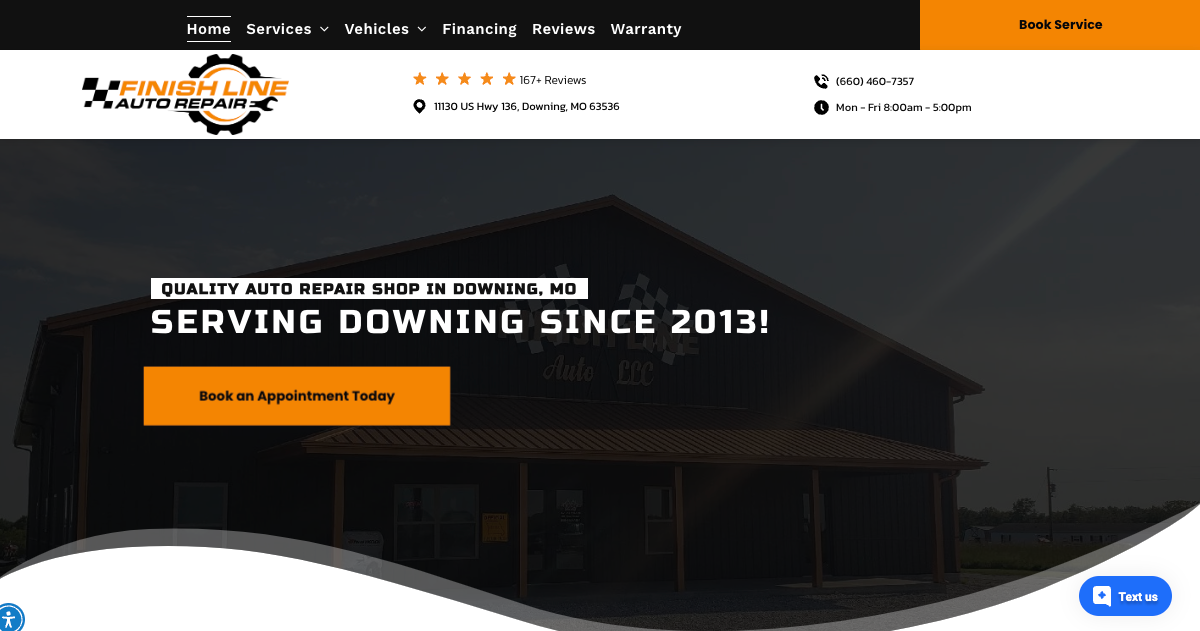 Auto Repair & Service in Downing, MO | Finish Line Auto