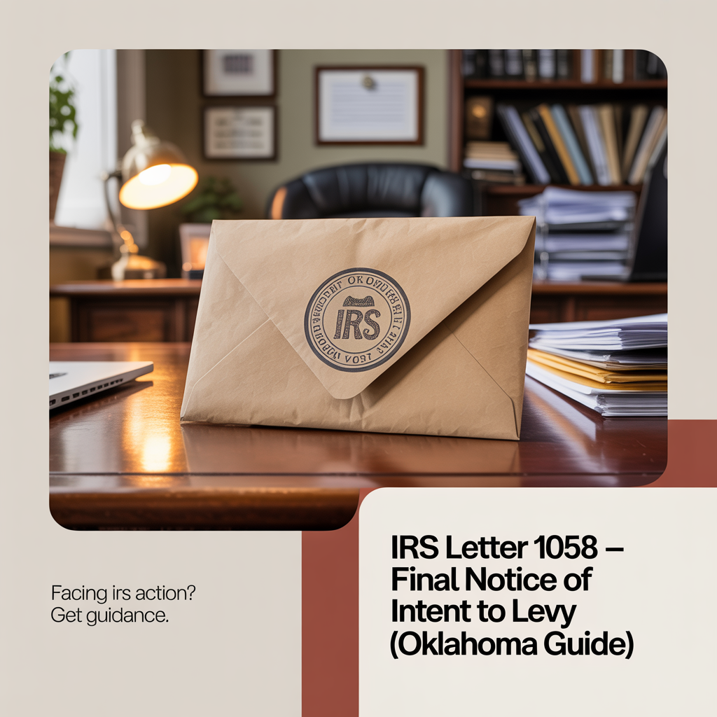 IRS Letter 1058 in Oklahoma | Final Notice Before Levy